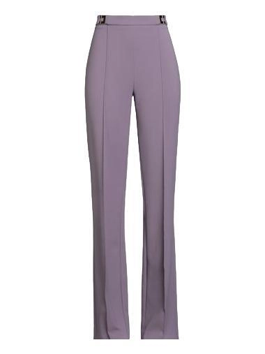 Elisabetta Franchi Crepe Straight-leg Pants - Lilac