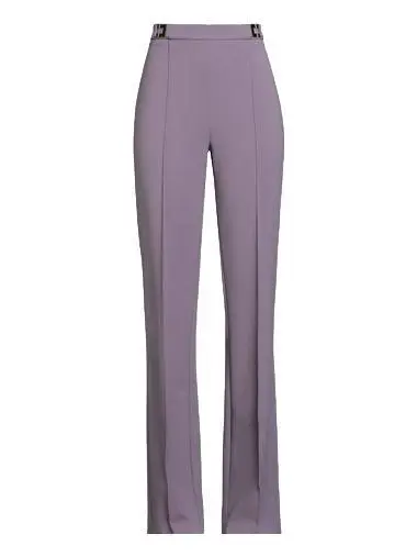 Elisabetta Franchi Crepe Straight-leg Pants - Purple