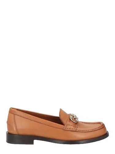 FERRAGAMO Leather Loafers - Brown