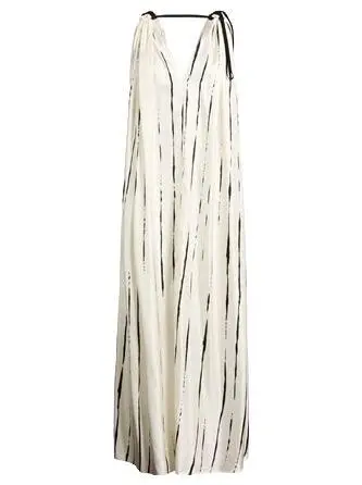 ALYSI Maxi Silk Dress - Off White