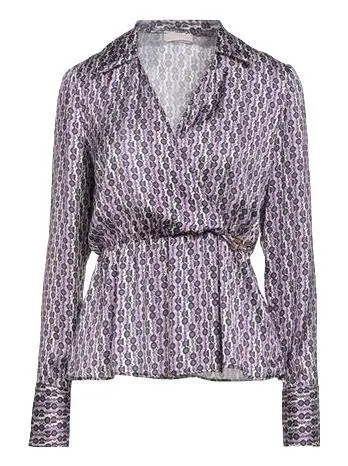 Liu Jo Embellished Satin Top - Purple