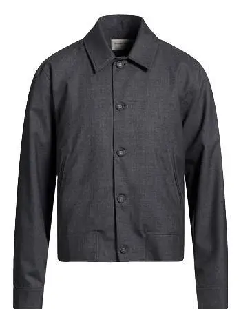 Officine Générale Long Sleeve Wool And Polyester Jacket - Grey