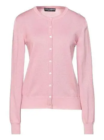Dolce & Gabbana Knitted Cardigan With Button Closure - Pink