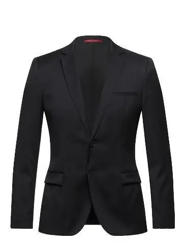 Hugo Blazer Size Virgin Wool - Black