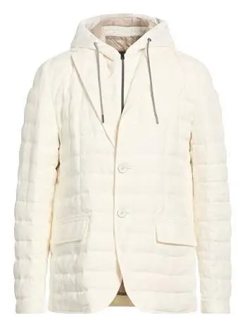 Herno Puffer Linen Jacket - White