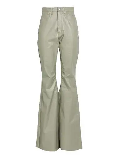 Rick Owens Flared Jeans - Sage Green