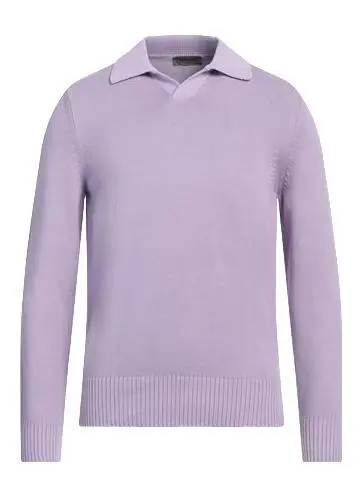 MASQ Cotton Knit Sweater - Purple
