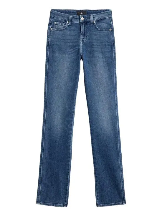 7 For All Mankind Kimmie Straight Jeans - Denim