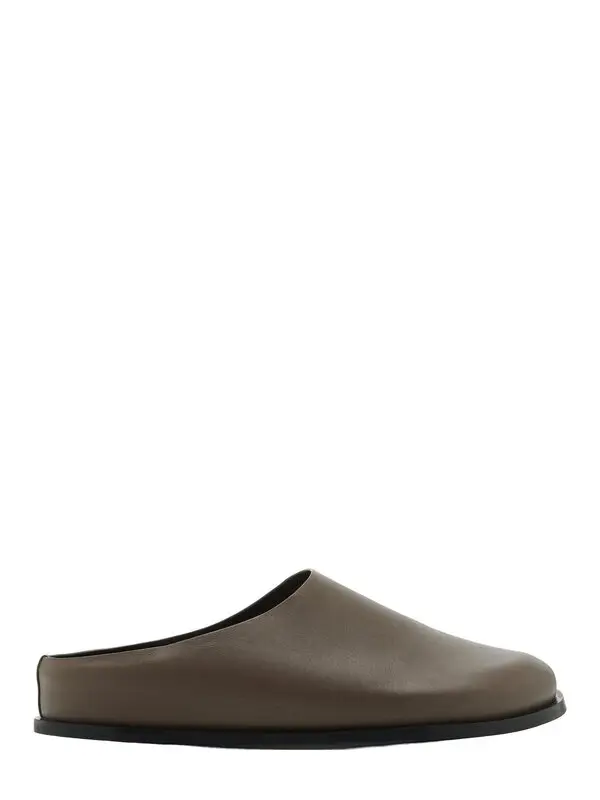 A.emery Lou Leather Clogs - Grey