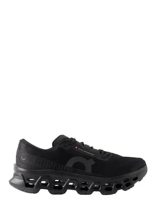 On Cloudmonster 3 Stretch-knit Sneakers - Black