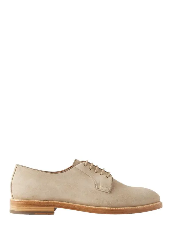 Mr P. Suede Derby Shoes - Neutrals