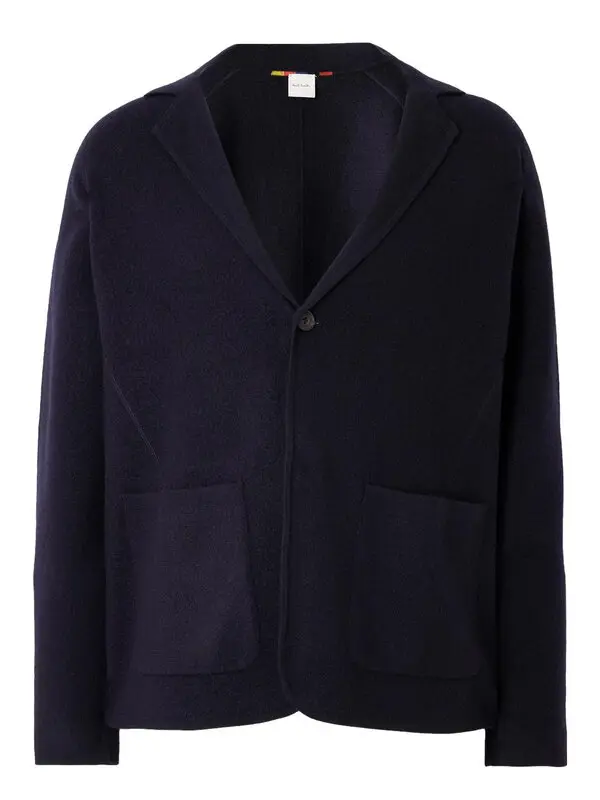 Paul Smith Merino Wool Jacket - Blue
