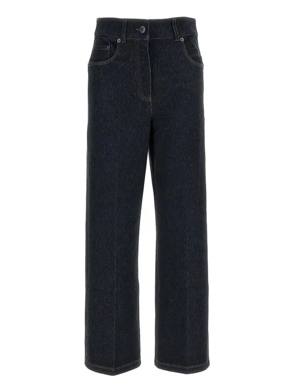 Max Mara Ribes Straight-leg Jeans - Blue