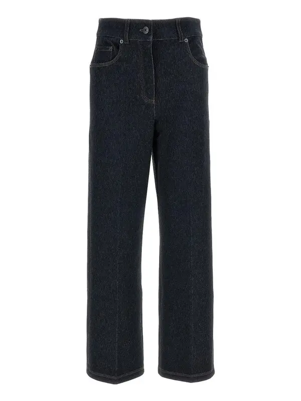 Max Mara Ribes Straight-leg Jeans - Blue