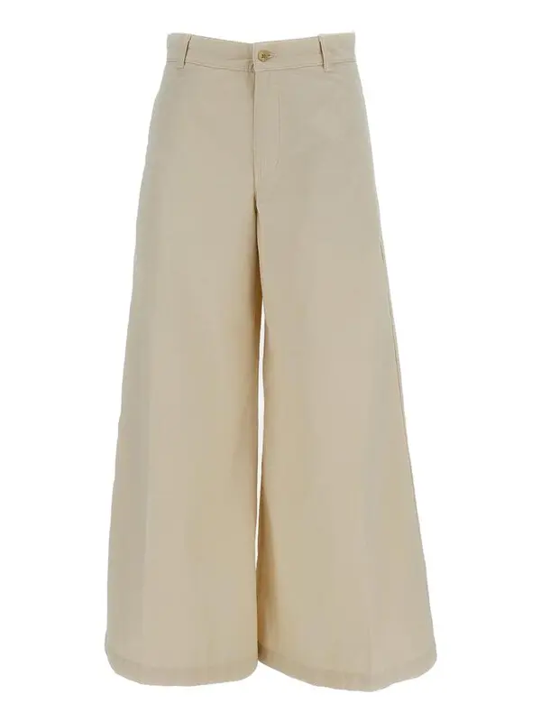 Polo Ralph Lauren Wide-leg Trousers - Beige