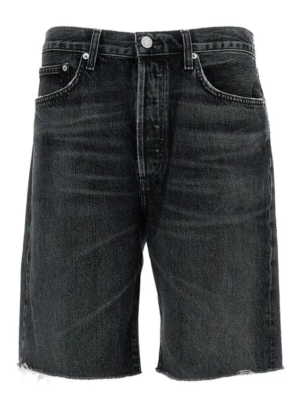 AGOLDE Anson Denim Shorts - Black