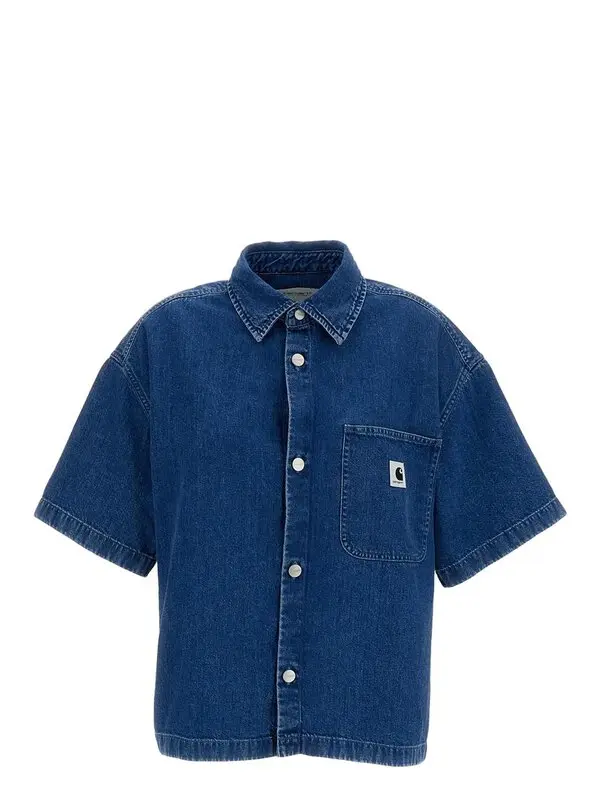 Carhartt Work In Progress Lovilia Denim Shirt - Blue