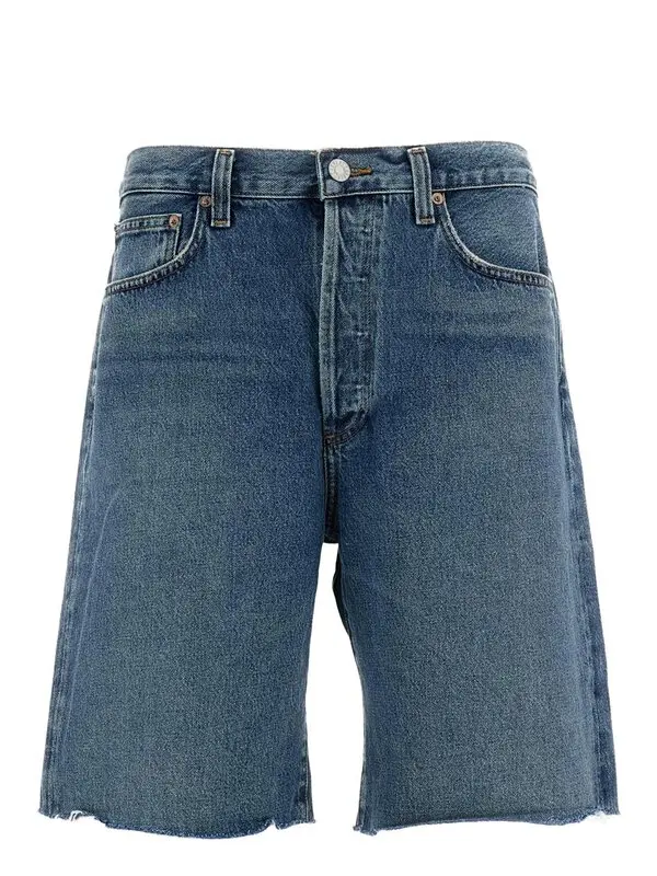 AGOLDE Anson Denim Shorts - Blue