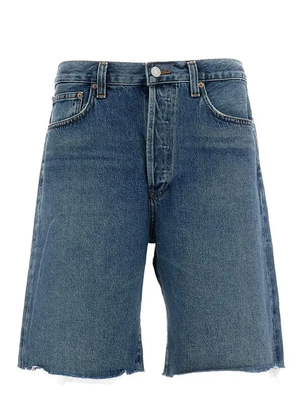 AGOLDE Anson Denim Shorts - Blue