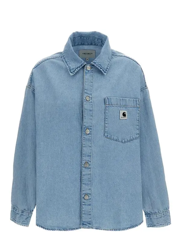 Carhartt Work In Progress Long-sleeve Denim Shirt - Sky Blue