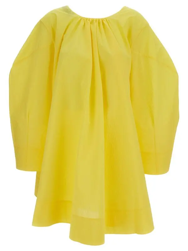 Jacquemus Paysan Mini Tunic Dress - Giallo