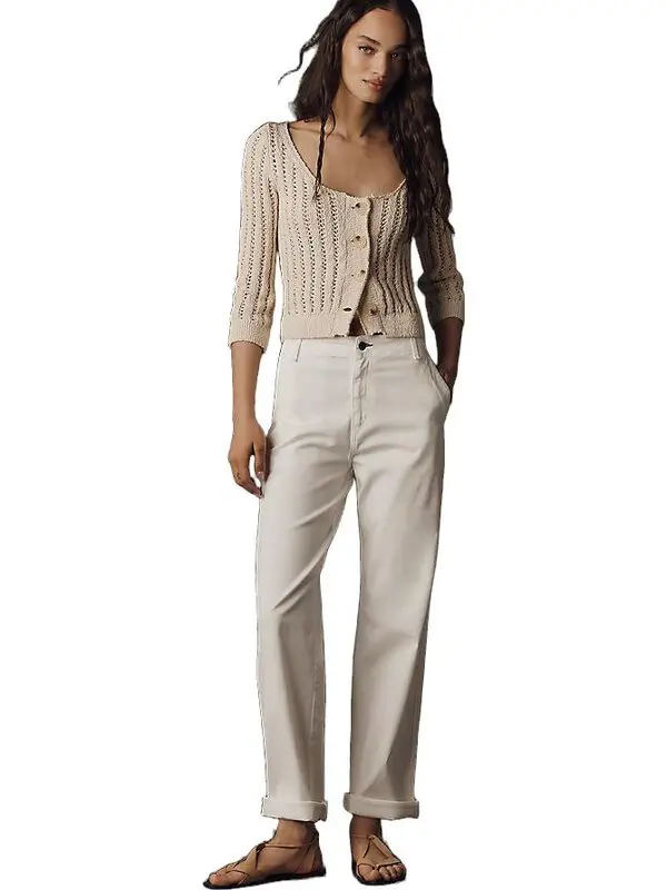 ASKK NY Slouchy Chino Pants - Ivory