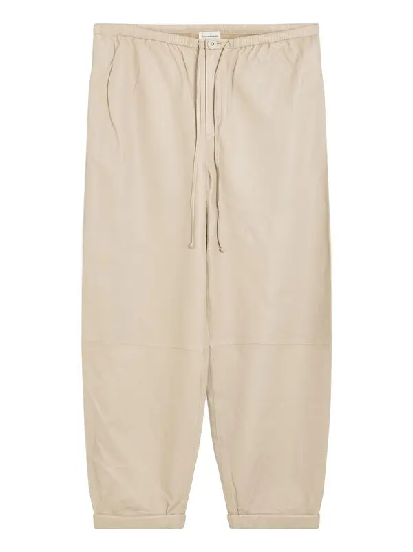 BY MALENE BIRGER Joanni Leather Trousers - Cement