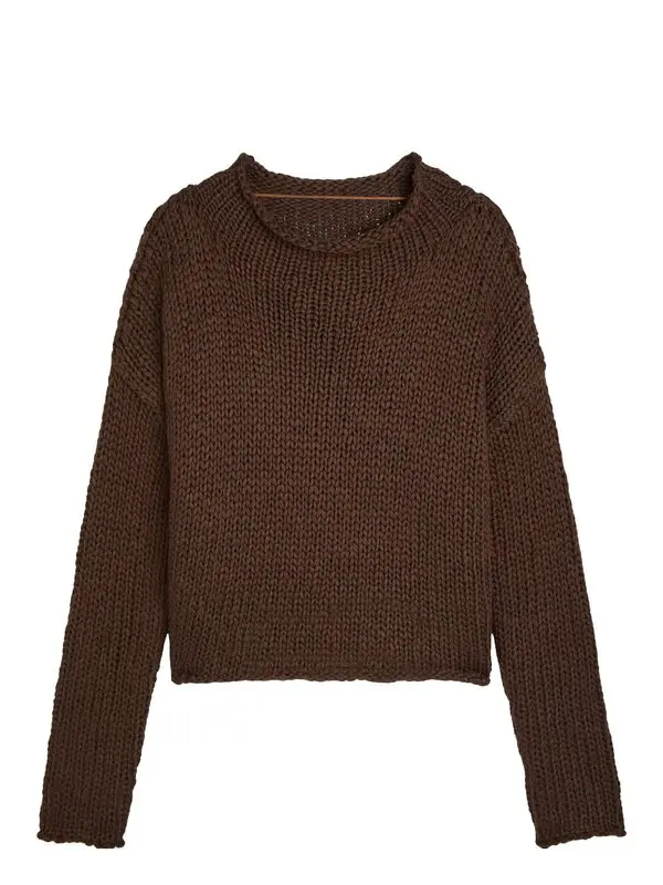 Free People Opal Cotton-blend Jumper - Brown