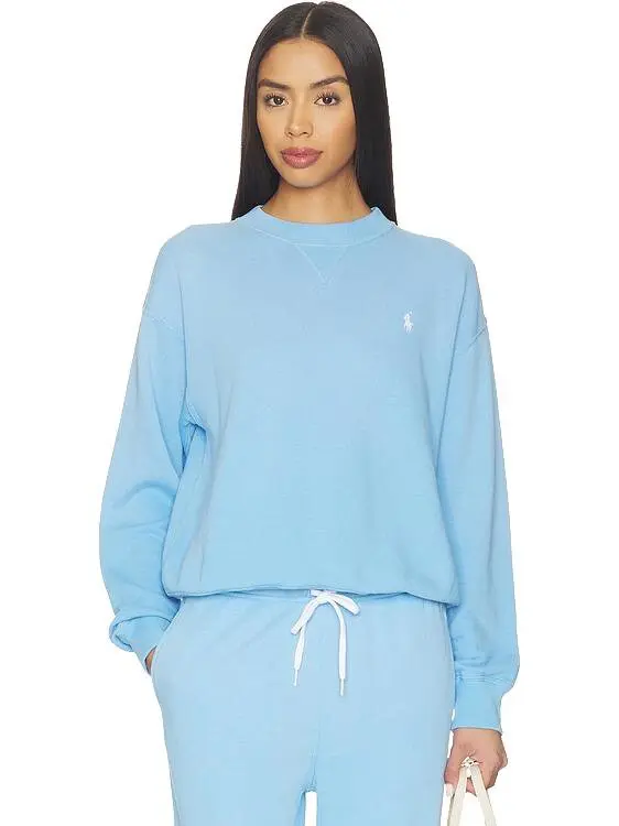 Polo Ralph Lauren Island Fleece Crewneck Sweater - Blue