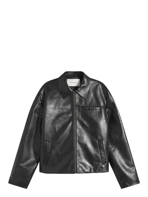 ENTIRE STUDIOS Corehide Leather Jacket - Black Leather