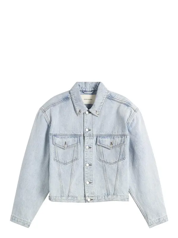 ENTIRE STUDIOS Shrunken Denim Jacket - Old Blue