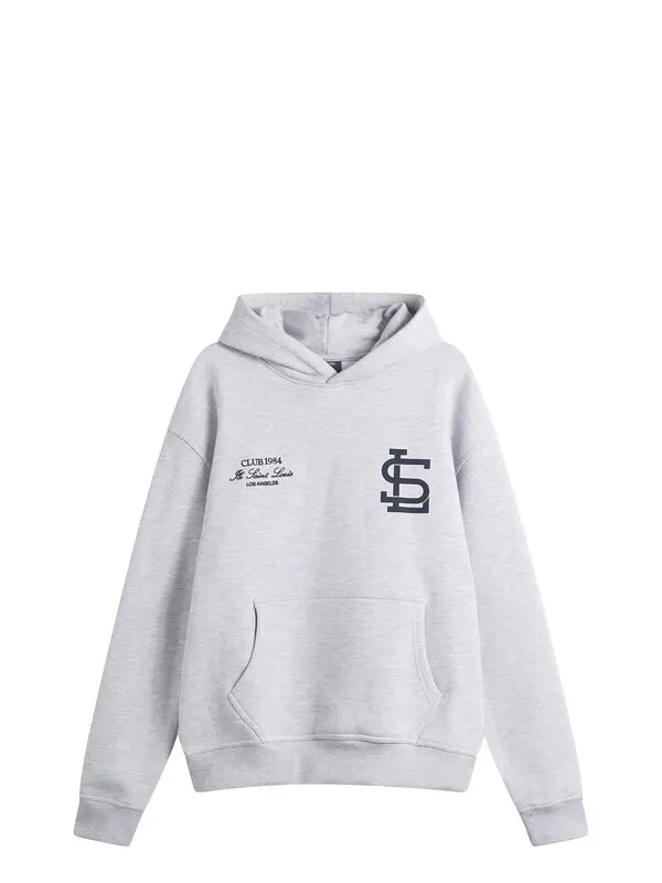 CLUB 1984 Sl Athletics Hoodie - Grey Marl