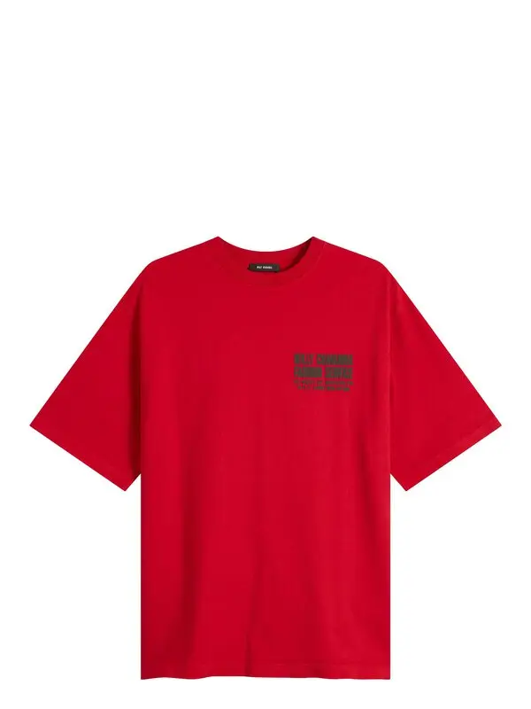 WILLY CHAVARRIA Fashion Services Standard T-shirt - Red Hot