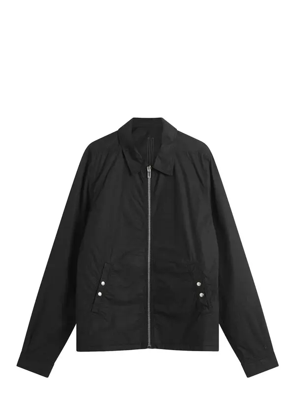 Rick Owens Zip-front Nylon Jacket - Black