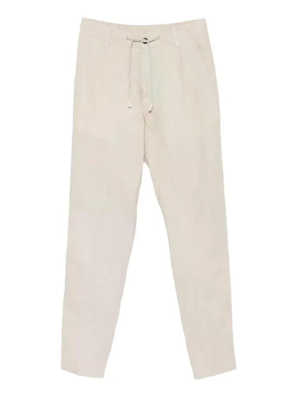 Eleventy Pleated Trousers - Neutrals