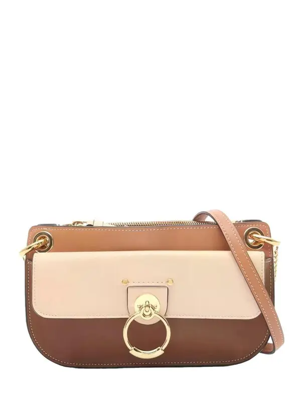 Chloé Tess Chain Shoulder Bag - Brown