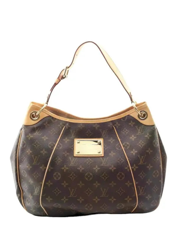 LOUIS VUITTON 2008 Galliera Pm Monogram Shoulder Bag - Brown