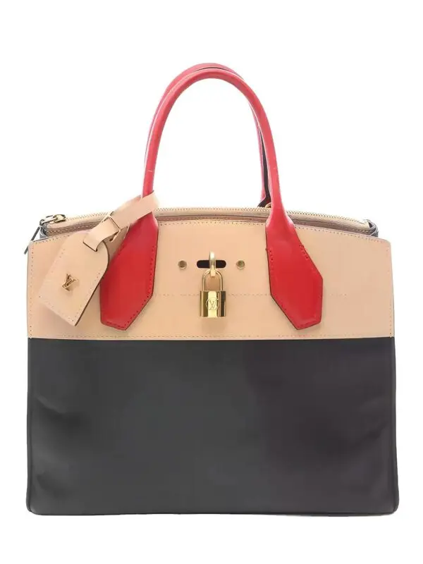 LOUIS VUITTON 2016 Mm City Steamer Tote Bag - Black
