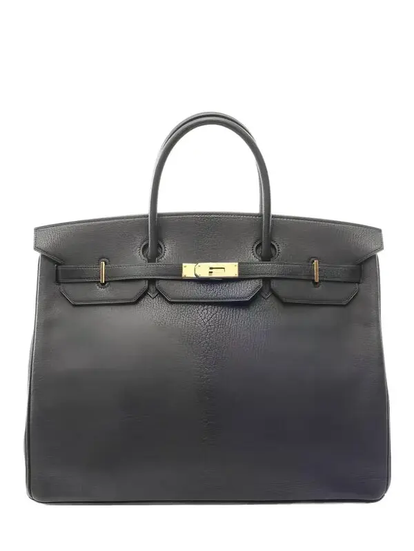 Hermès 2003 40 Birkin Tote Bag - Black