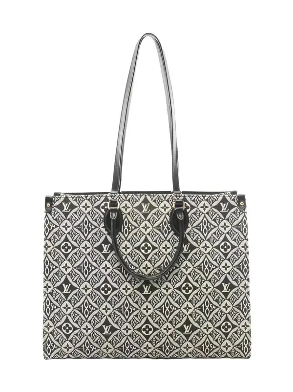 LOUIS VUITTON 2021 Onthego Gm Tote Bag - Black