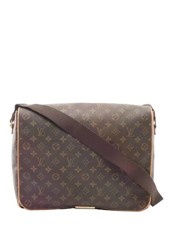 LOUIS VUITTON 2003 Abbesses Monogram Shoulder Bag - Brown