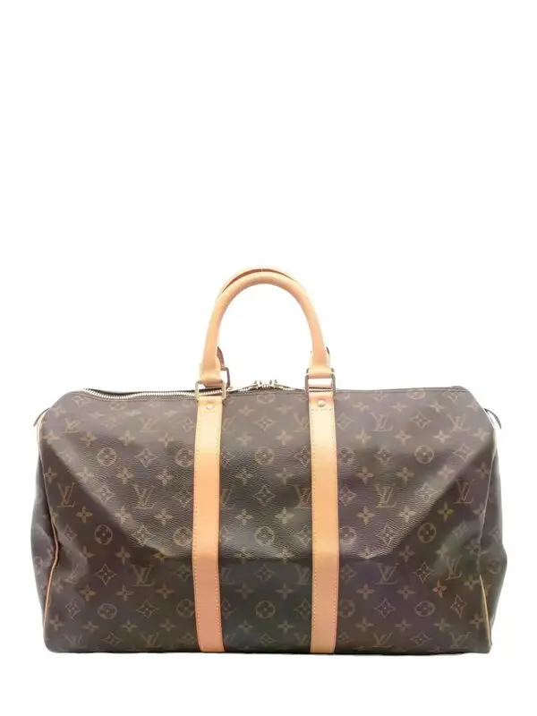 LOUIS VUITTON 2001 Keepall 45 Luggage - Brown