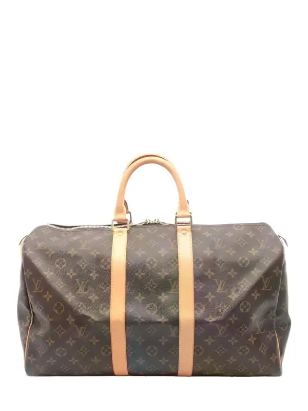 LOUIS VUITTON 2001 Keepall 45 Luggage - Brown