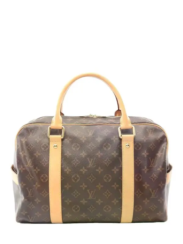 LOUIS VUITTON 2017 Monogram Carryall Tote Bag - Brown