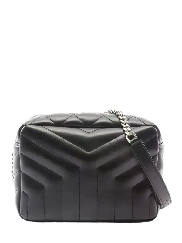 Saint Laurent 2010 Loulou Leather Shoulder Bag - Black