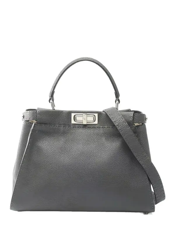 Fendi 2010s Peekaboo Tote Bag - Grey