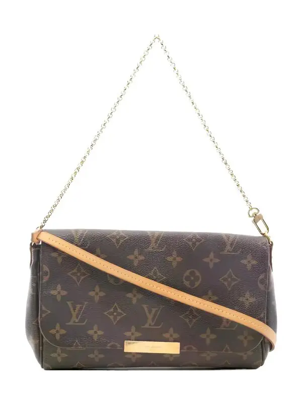 LOUIS VUITTON 2017 Favorite Mm Monogram Clutch - Brown