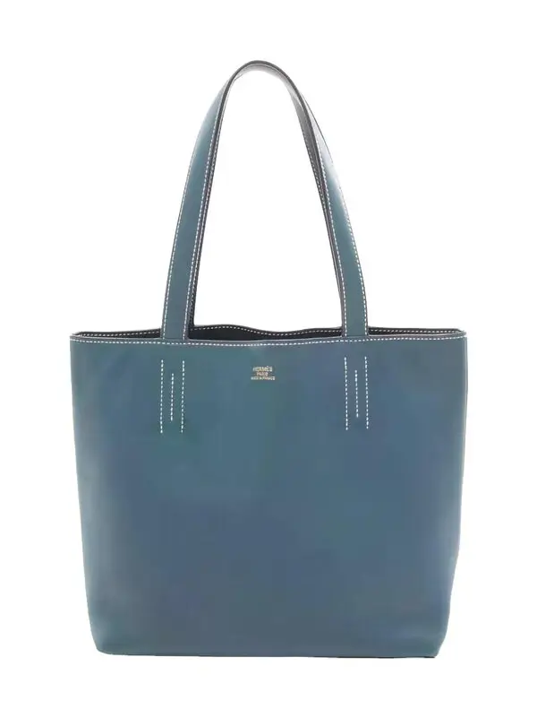 Hermès 2011 Double Sense 28 Reversible Tote - Blue