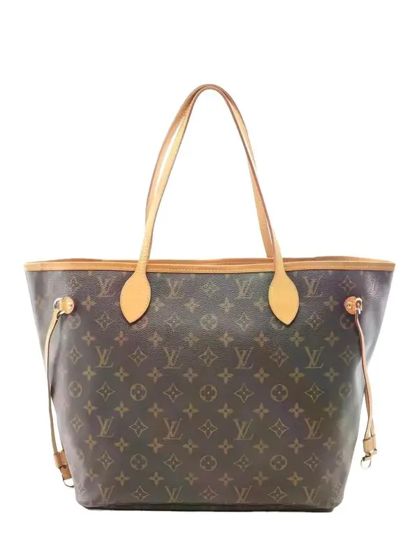 LOUIS VUITTON 2008 Neverfull Mm Monogram Shoulder Bag - Brown