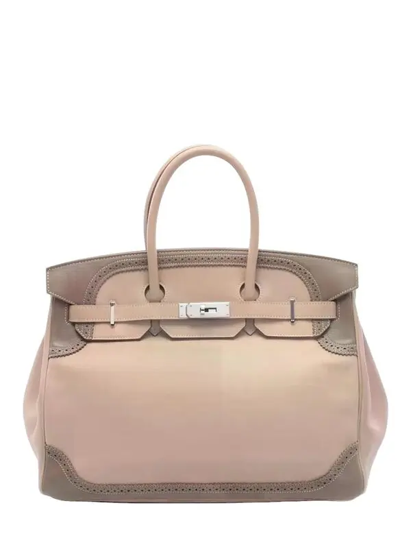 Hermès 2012 35 Birkin Gillies Tote Bag - Neutrals